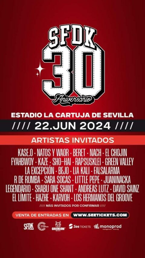 Concierto SFDK 30 Aniversario - Estadio La Cartuja Sevilla