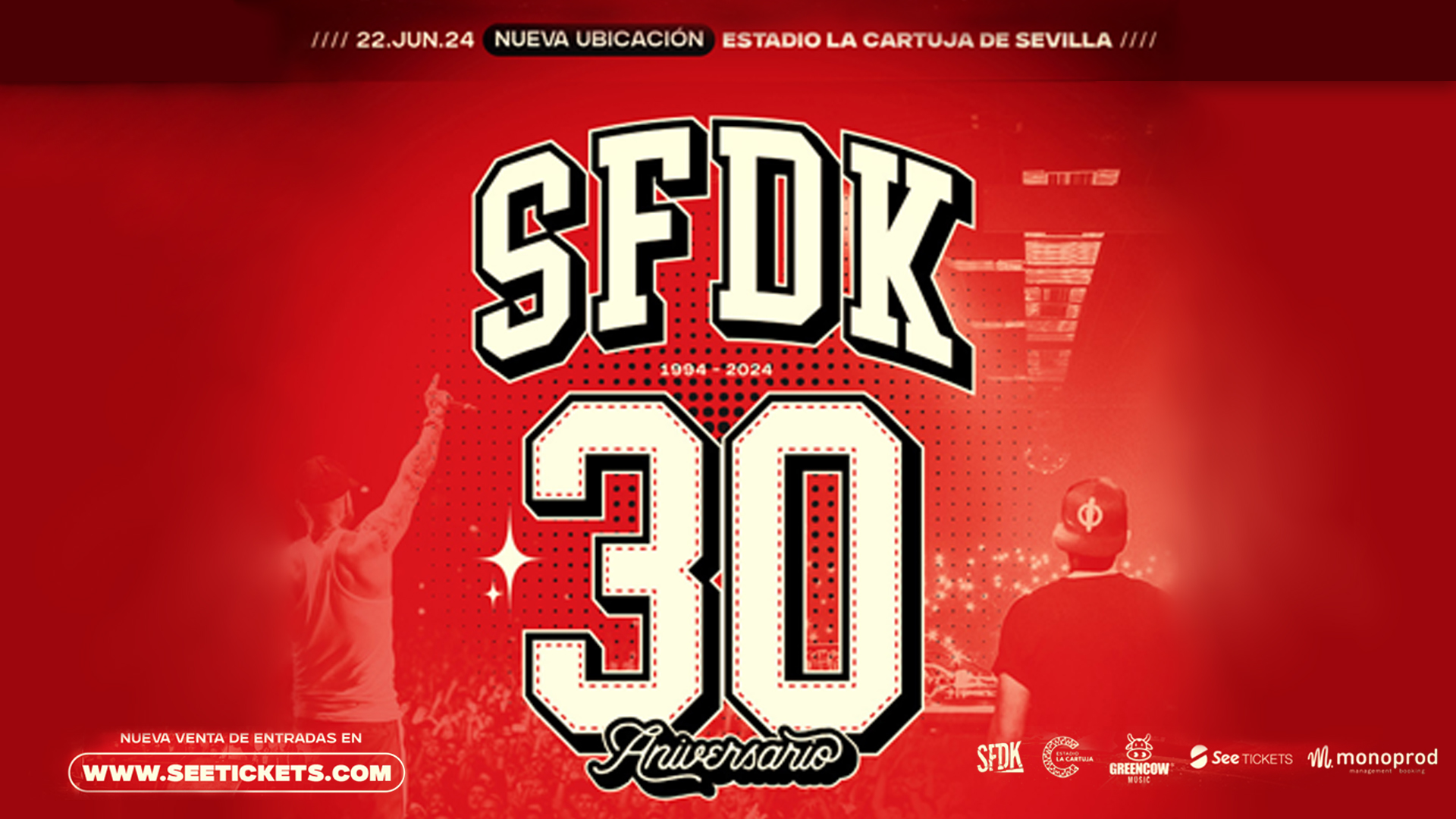 Concierto SFDK 30 Aniversario - Estadio de la Cartuja Sevilla
