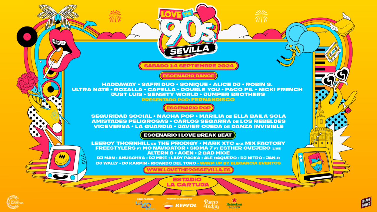LOVE THE 90S - Estadio La Cartuja Sevilla